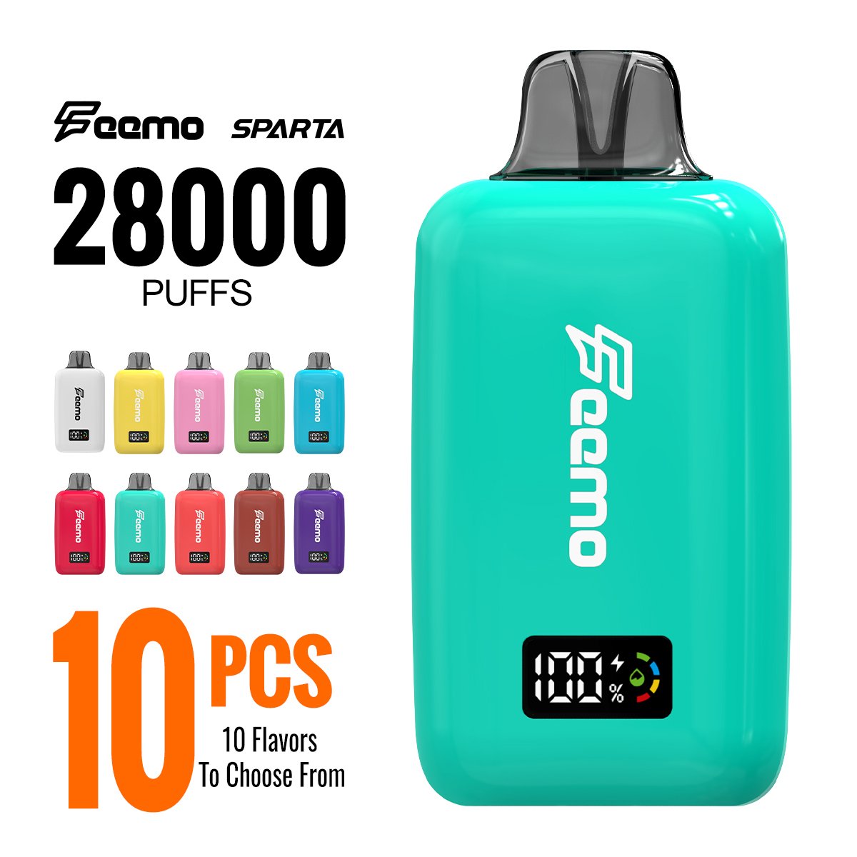SPARTA280000 vape-10pcs